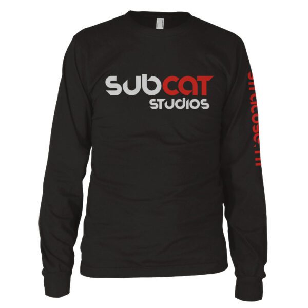 Subcat Studios New Logo Black Long Sleeve - VISION MERCH
