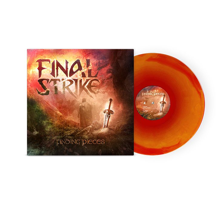 Final Strike Finding Pieces BURNING VINYL 1 LP - VISION MERCH