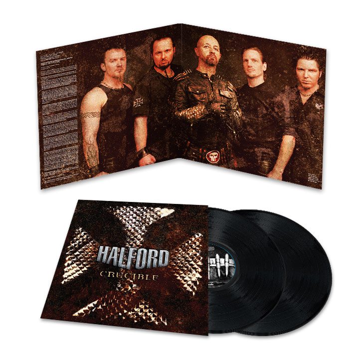 Halford Crucible BLACK VINYL 2 LP - VISION MERCH