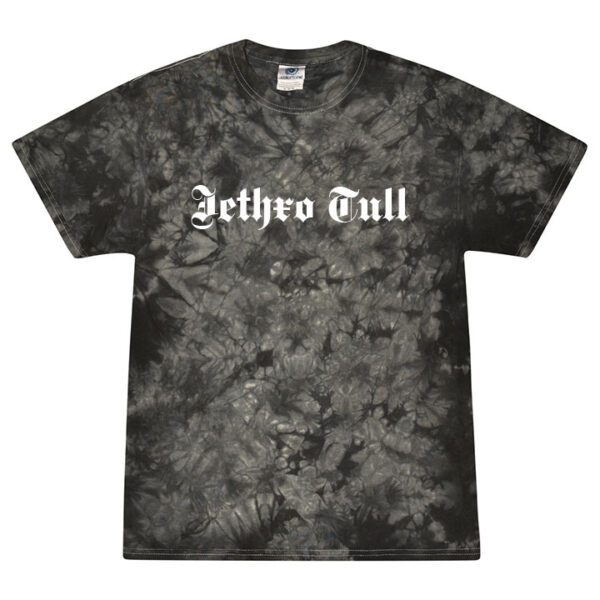 Jethro Tull Logo Black & White Tie Dye T-Shirt - VISION MERCH