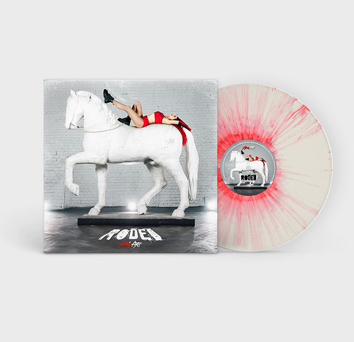 April Art Rodeo WHITE RED SPLATTER VINYL 1 LP - VISION MERCH