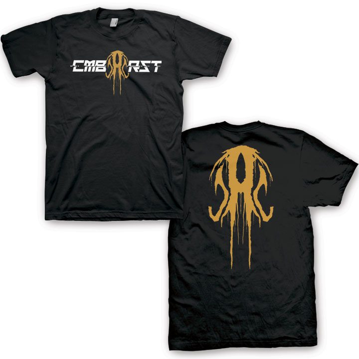 Combichrist White & Gold Logo T-Shirt - VISION MERCH